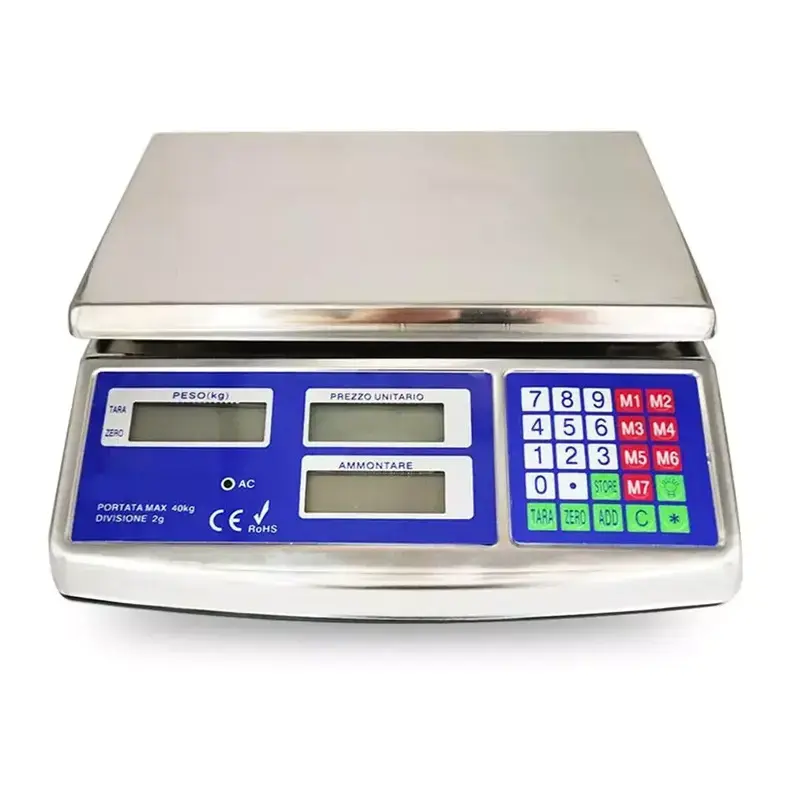 Balance electronique inox 40kg - Menara And Co